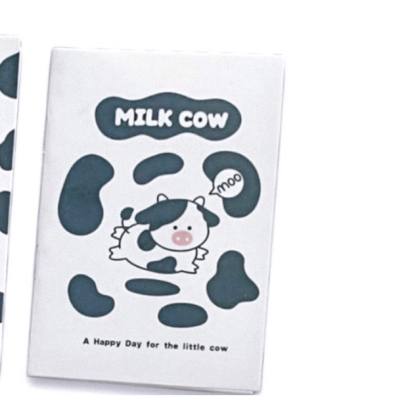 Jual buku catatan mini moti sapi cow moo notebook kecil small book ...
