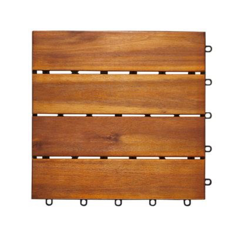 Jual decking tile kayu 30x30 cm - lantai kayu - flooring kayu | Shopee ...
