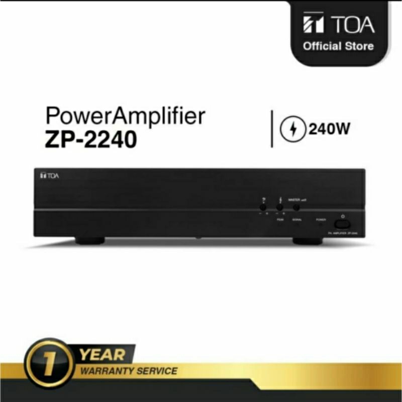 Jual power amplifier toa zp 2240 original power amplifier toa 240 watt | Shopee Indonesia