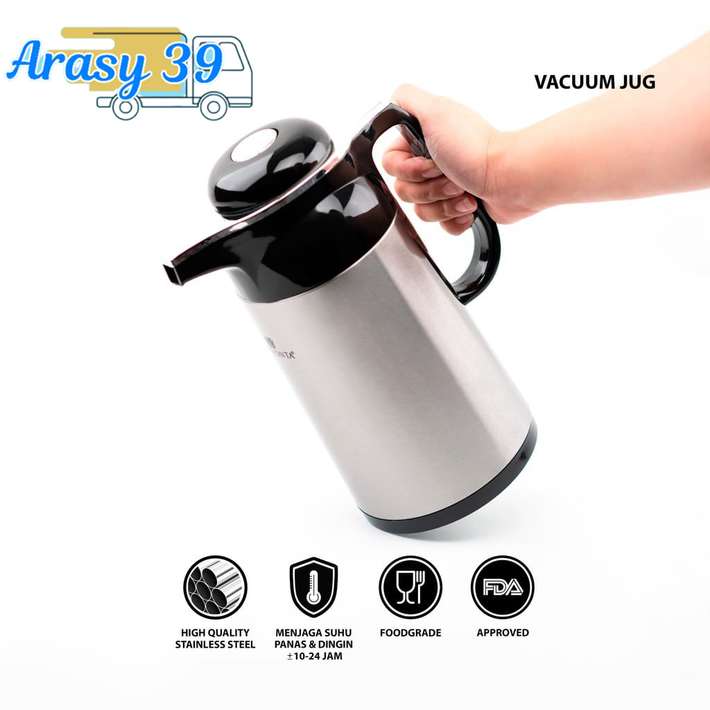 Jual Thermos air panas delvonta jug 1 lt /1,3 ltr / 1,6ltr / 1,9 ltr ...