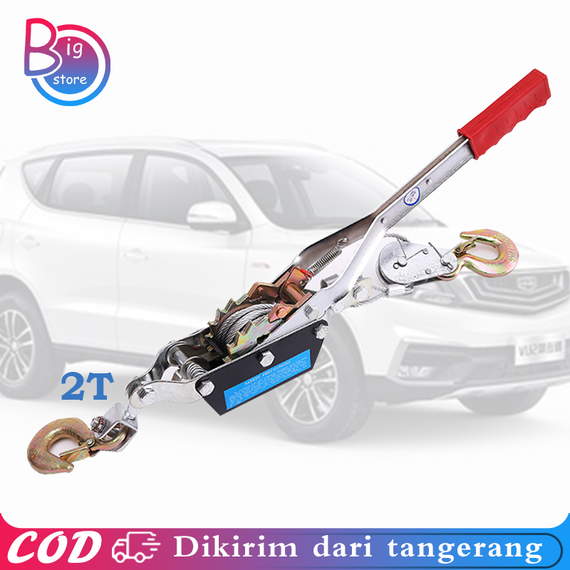 Jual 2 Ton Hand Puller Rachet Hand Ratchet Puller Hand Takel Rachet ...
