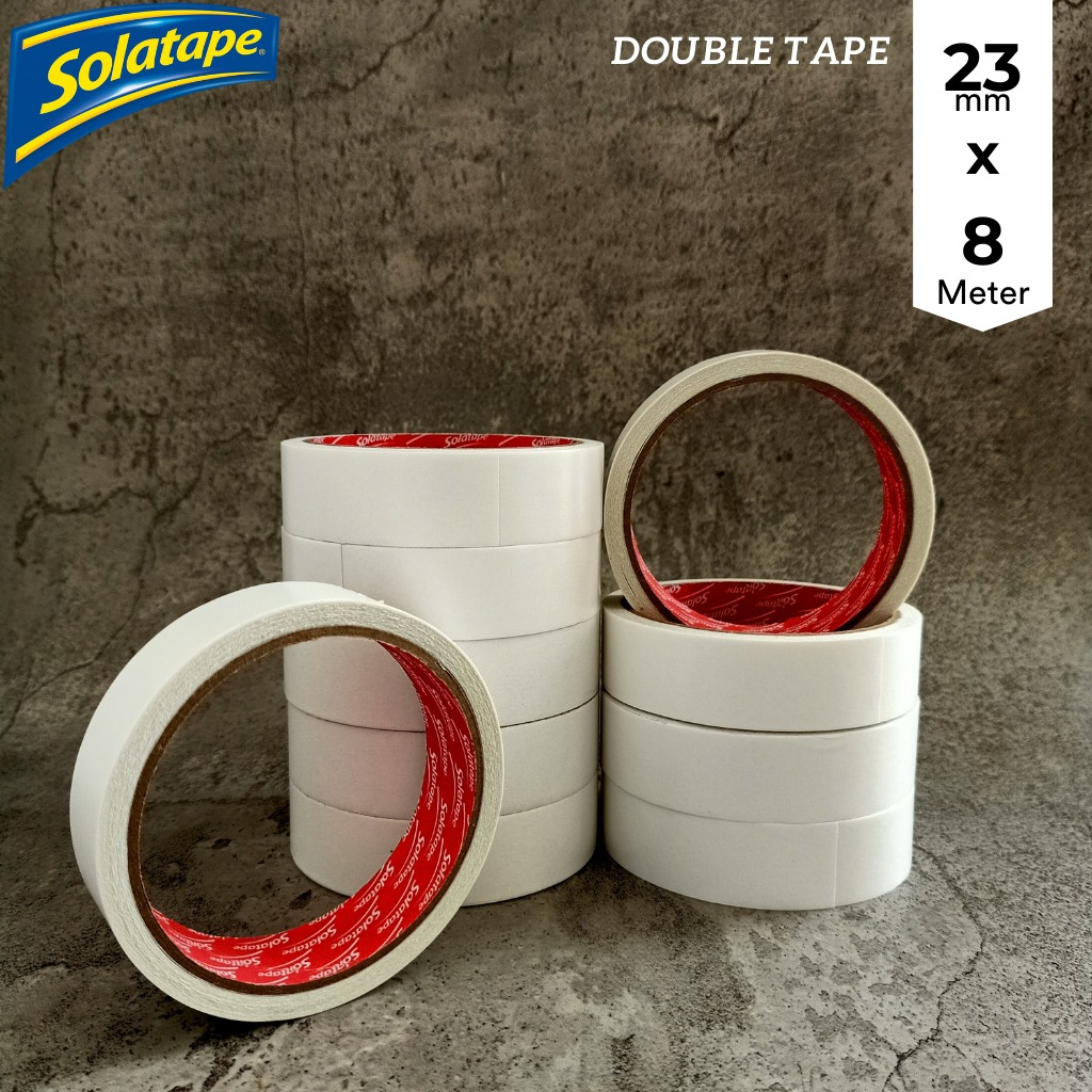 Jual DOUBLE TAPE / DOBEL TAPE KERTAS / 23 MM x 8 METER | Shopee Indonesia