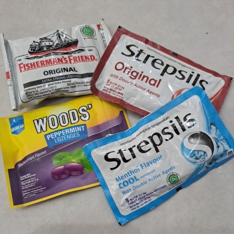 Jual Permen Strepsils Sachet (8 Permen) | PERMEN WOODS LOZENGES ...