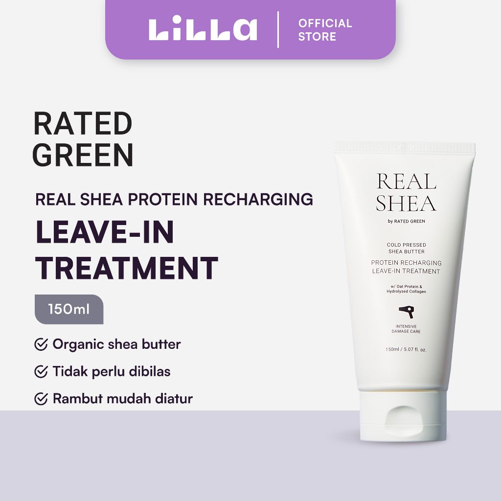 Jual RATED GREEN Real Shea Protein Recharging Leave-in Treatment Size ...