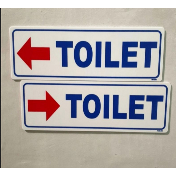 Jual RAMBU TOILET UNIK 15CM X 20CM AKRILIK | Shopee Indonesia