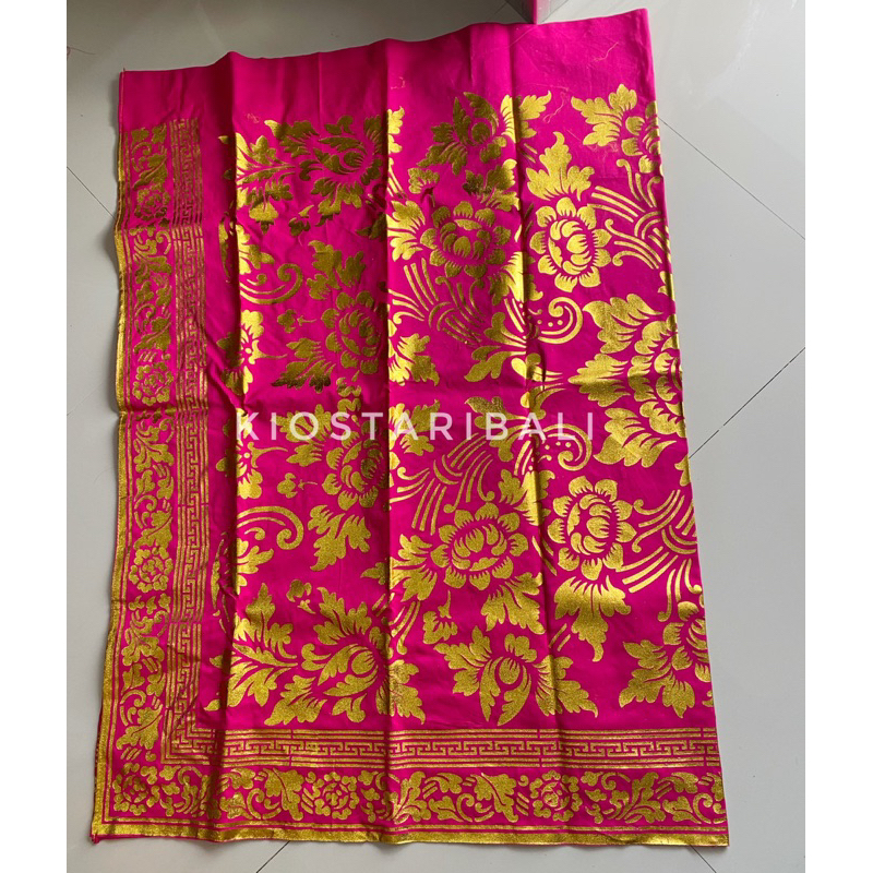 Jual Kain kamen Prada Motif Bun Tari Legong Kraton / Condong Kamen Tari ...