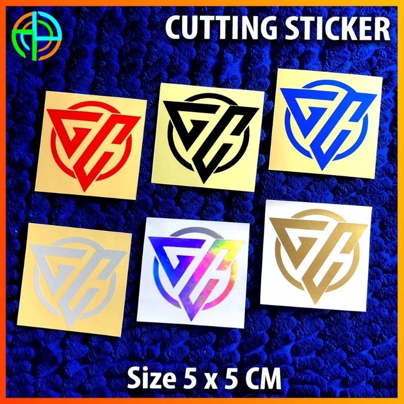 Jual sticker cutting logo GC MOTOR hitam new Cutting stiker murah viral ...