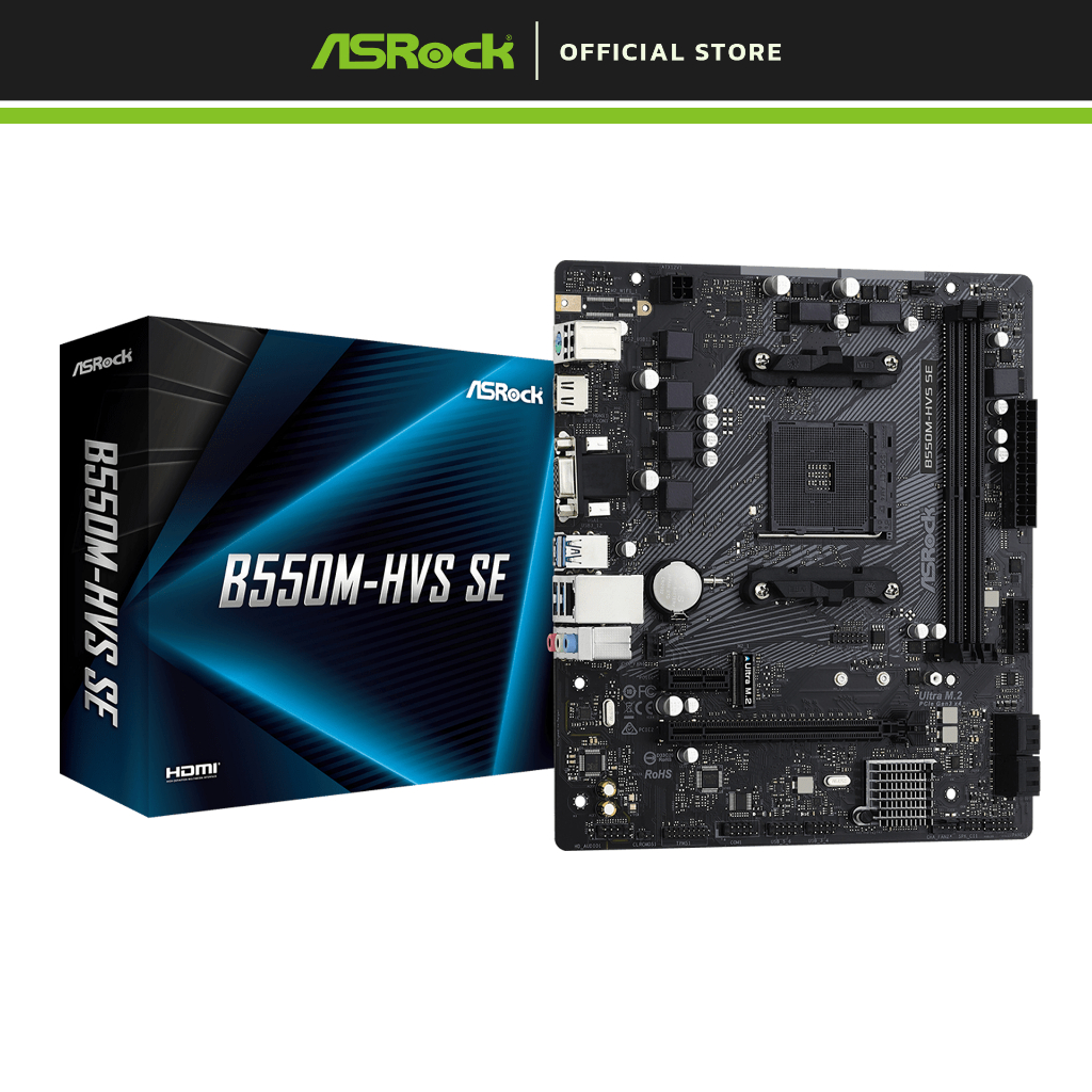 Jual ASRock B550M-HVS SE | Shopee Indonesia