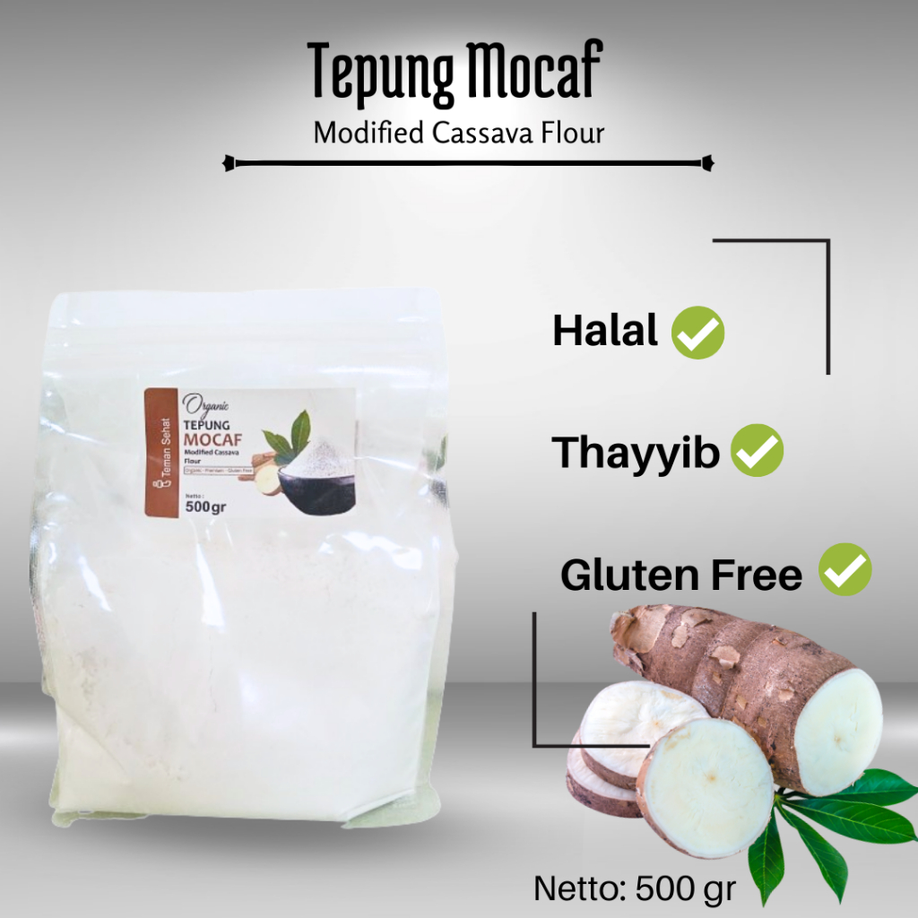 Jual Tepung Mocaf 500 gr, Gluten Free / Tepung Singkong / Modified ...
