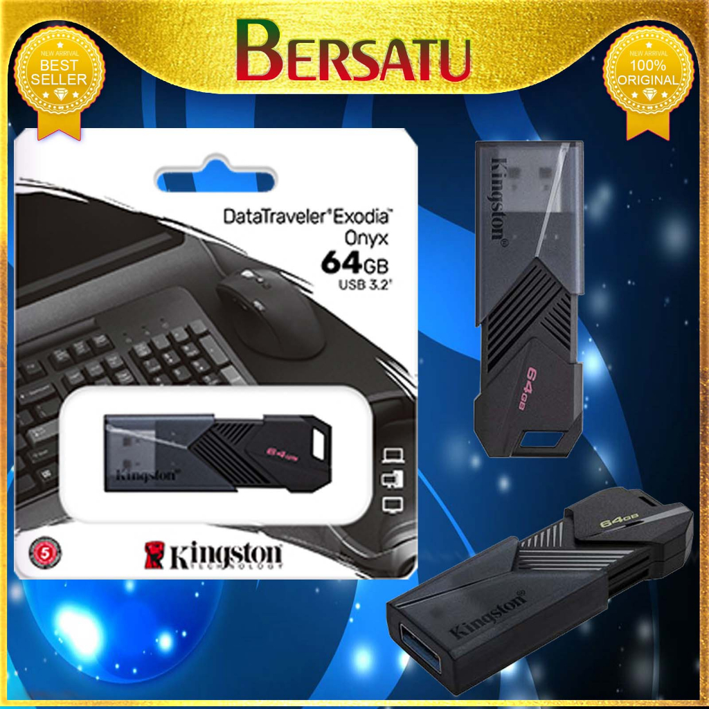 Jual Flash Disk Kingston DTXON 256gb 128gb 64gb USB 3.2 Onyx Kingstone ...