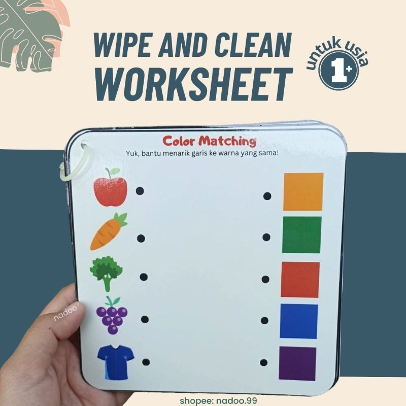Jual WORKSHEET PREMIUM/ WIPE AND CLEAN | Shopee Indonesia