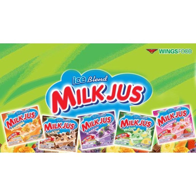 Jual MILKJUS ICE BLEND WINGS 25gr | Shopee Indonesia