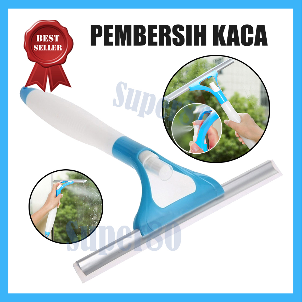 Jual Alat Pembersih Kaca Spray Semprot Wiper Glass Window Cleaner ...