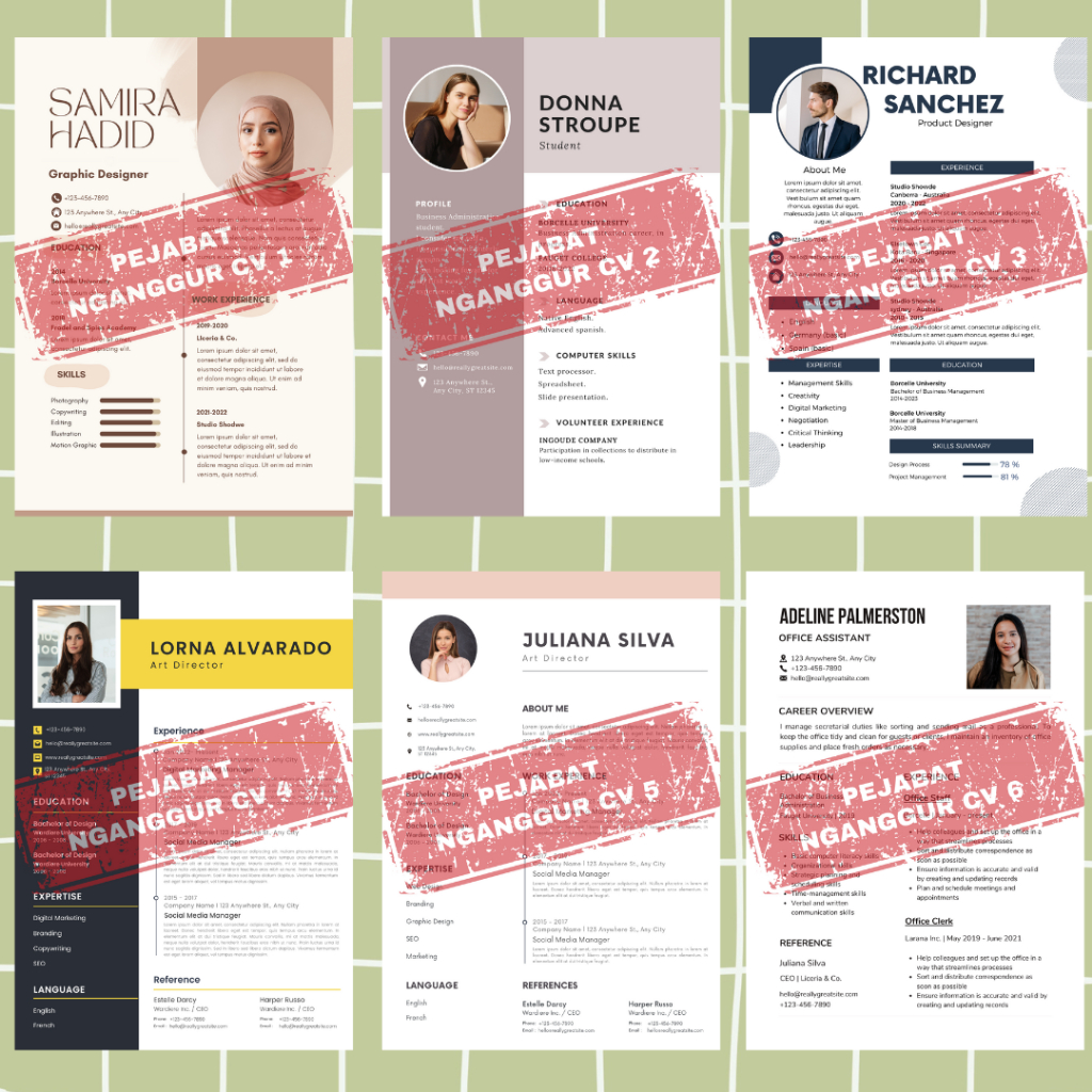 Jual Jasa Pembuatan bio data / CV / Curriculum Vitae / Desain CV ...