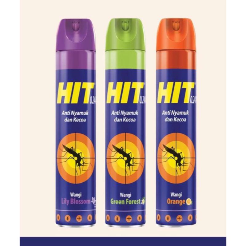 Jual HIT Aerosol Obat Nyamuk Semprot 600ml | Shopee Indonesia