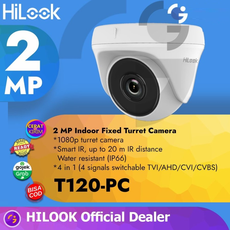 Jual Kamera Cctv Hilook 2mp Indoor Thc T120 Pc Shopee Indonesia