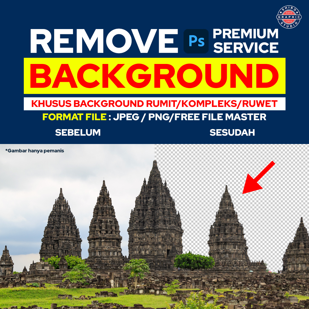 Jual Jasa Remove Background (Khusus Background Rumit/Kompleks/Ruwet ...