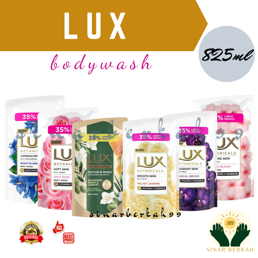 Jual Lux Sabun Mandi 825ML All Varian | Shopee Indonesia