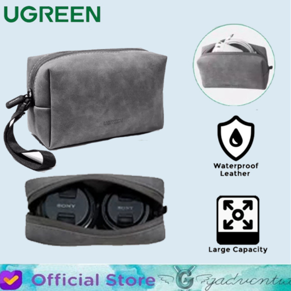Jual Jual UGREEN Travel Mini Storage Bag Organizer Pouch Tas Kulit ...
