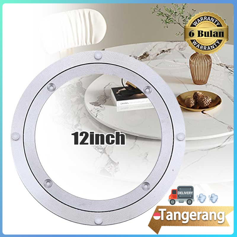Jual Ring Meja Makan Putar Rotator Aluminium 30cm Lazy Susan Meja Putar ...