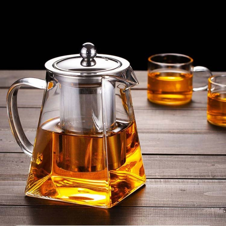 Jual Teko Kaca Teh Borosilikat dengan Saringan 350ml / 500ml / 750ml ...