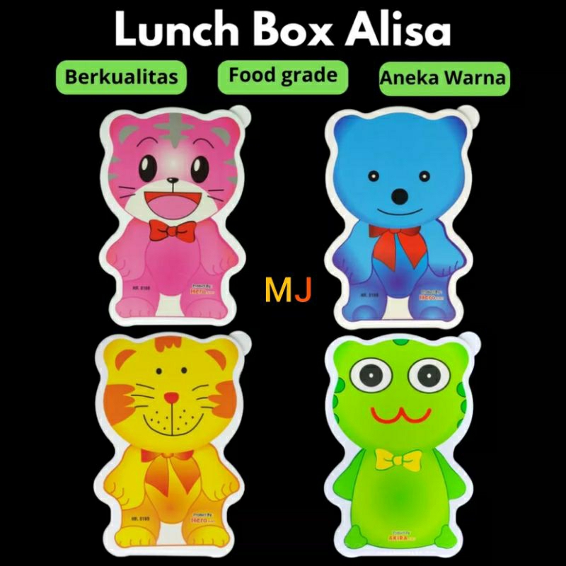 Jual Lunch Box Alisa Ompreng tempat makan misting plastik | Shopee ...