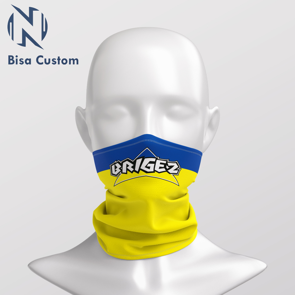 Jual Buff Masker Motor Brigez Kuning Biru Terbaru | Shopee Indonesia