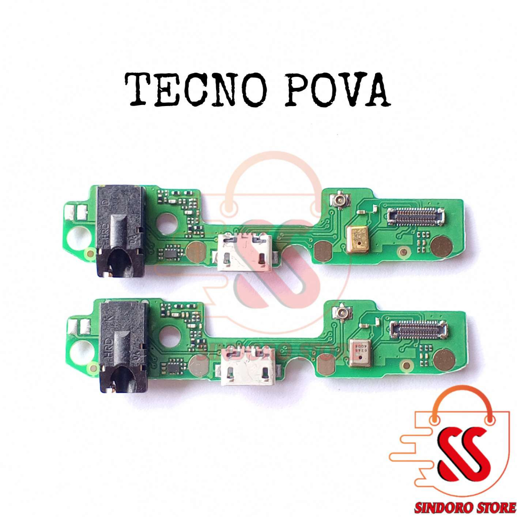 Jual Konektor Charger Tecno Pova USB Papan Cas Mic Pcb Board | Shopee ...