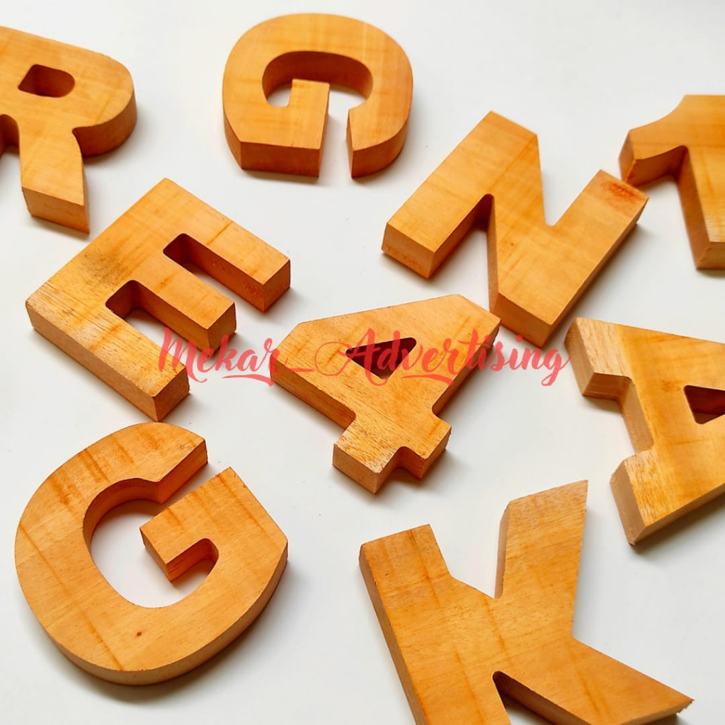 Jual HURUF KAYU | ANGKA KAYU | HURUF ABJAD KAYU | HURUF ALFABET KAYU ...