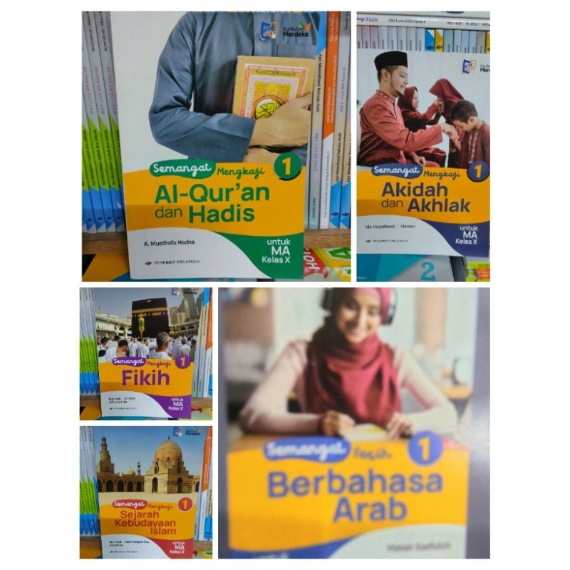 Jual Buku Madrasah Aliyah MA Kelas X/10 Kurikulum Merdeka Erlangga | Shopee Indonesia