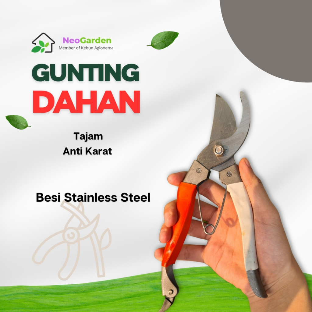 Jual GUNTING DAHAN STAINLESS A-300 Kuat dan Tajam Untuk Gunting Ranting ...