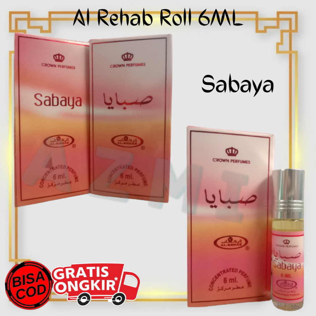 Jual Parfum AL Rehab Sabaya ROLL 6ML Original Asli Saudi Arabia ...
