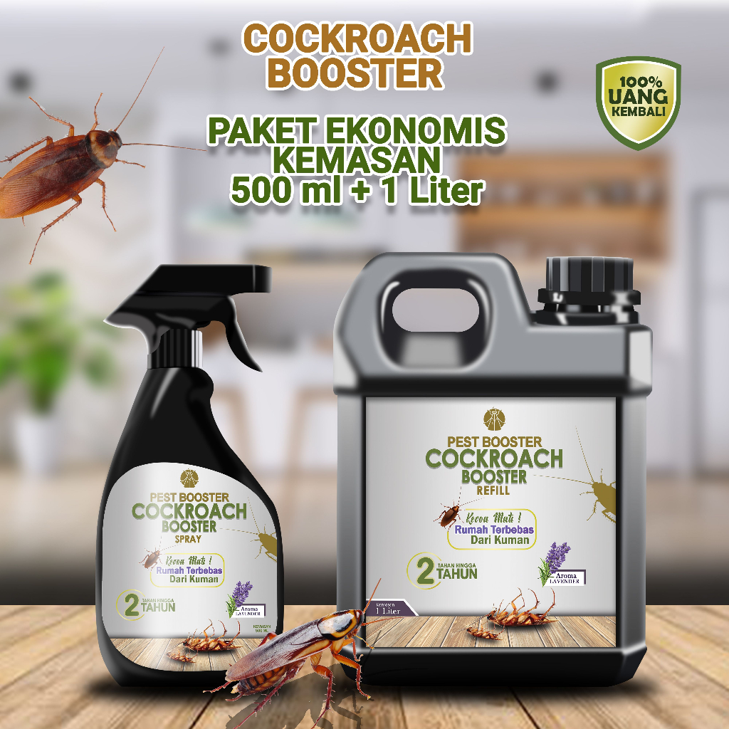 Jual PAKET HEMAT !! Pembasmi Kecoa Rumah Bebas Kecoa !! Cockroach ...