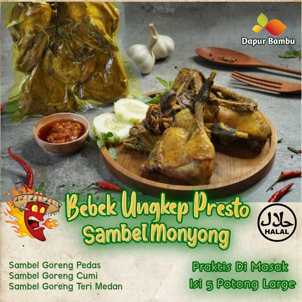 Jual Bebek Ungkep Sambel Monyong isi 5 Potong 1 kg / Bebek Ungkep ... Jual Bebek Ungkep Sambel Monyong isi 5 Potong 1 kg / Bebek Ungkep ...