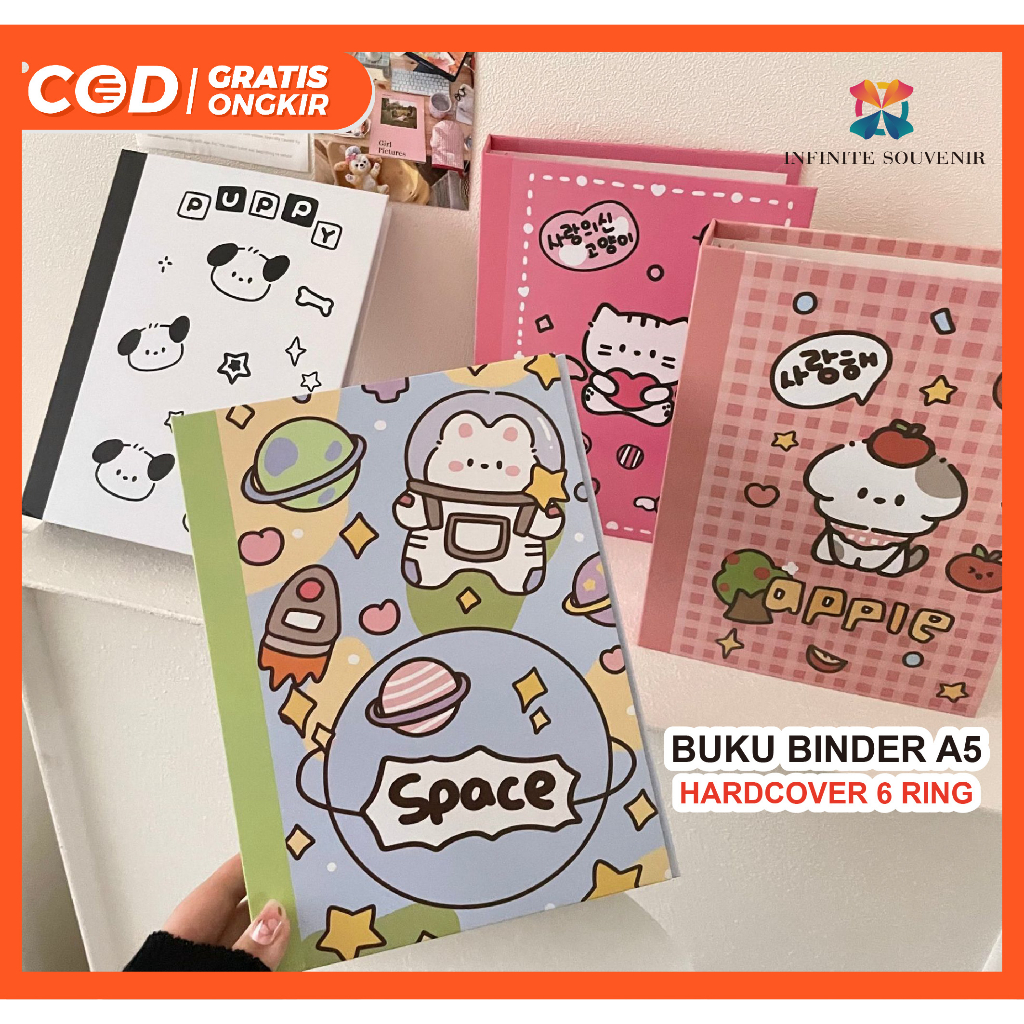 Jual [FREE ISI 10 LEMBAR] Binder Hardcover A5 Bisa di Refill / Buku ...