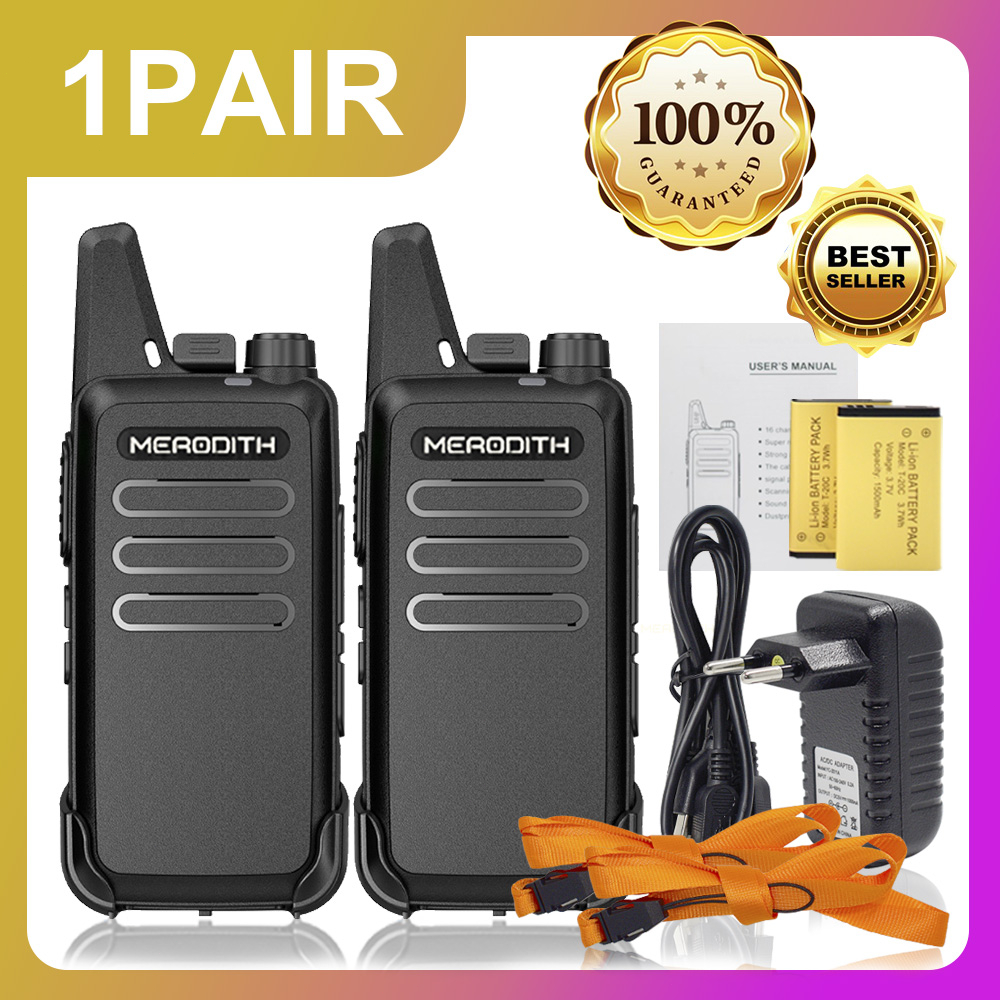 Jual HT MERODITH T20 walkie talkie WLN C1 UHF Handy Talky TWO WAY RADIO ...