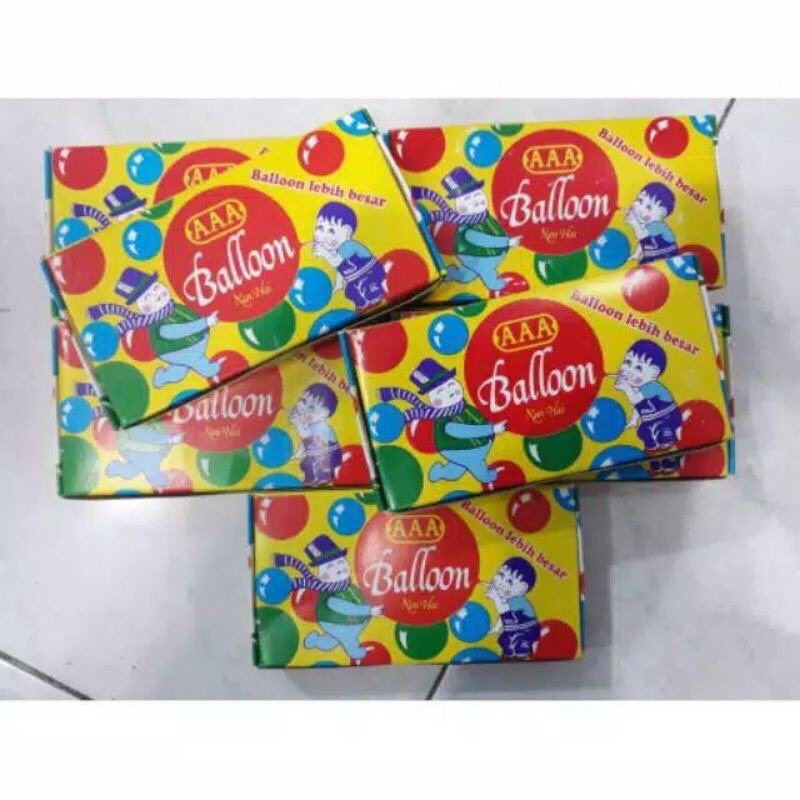 Jual Balon Tiup Jadul AAA Mainan Jadul isi 32pcs | Shopee Indonesia