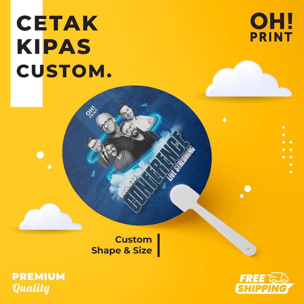 Jual Cetak Kipas Souvenir Custom | Cetak Kipas Custom | Shopee Indonesia