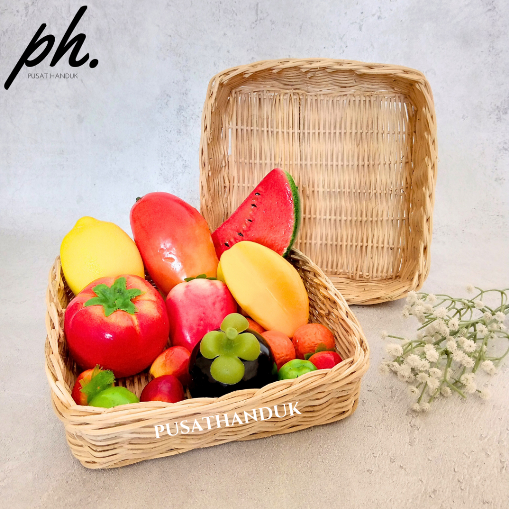 Jual TK KERANJANG PARCEL HAMPERS ROTAN KOTAK WADAH SERBAGUNA, wadah ...