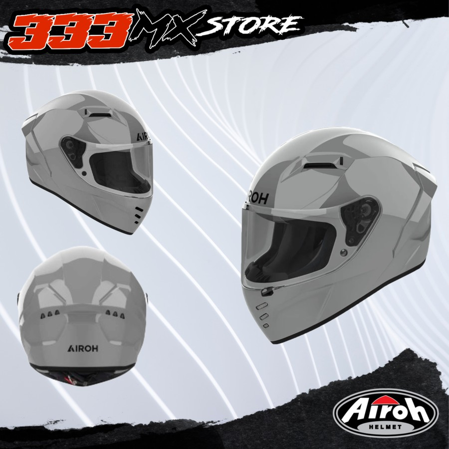 Jual AIROH Connor Color Cement Grey Gloss Helm AIROH Connor Color ...