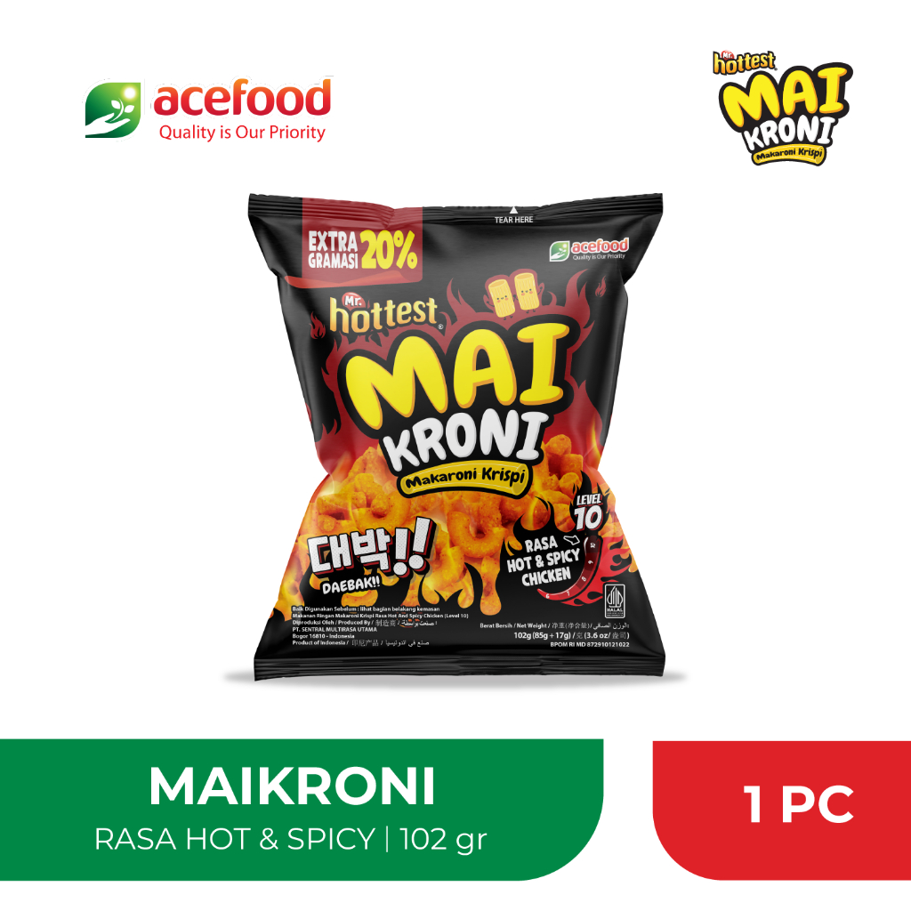 Jual Mr Hottest Maikroni 102 gr Rasa Hot & Spicy Chicken | Shopee Indonesia