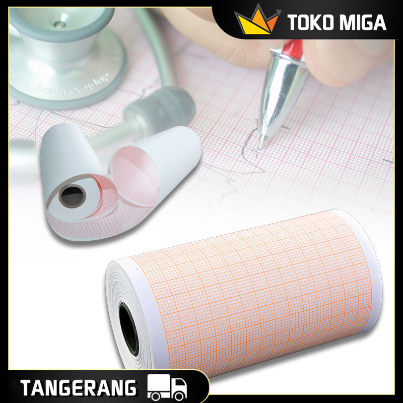 Jual 20m Kertas ECG Roll 80/110/210mm Kertas EKG Roll | Shopee Indonesia