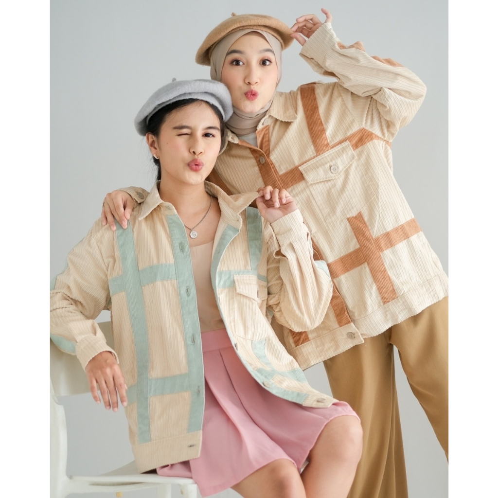 Jual Myrubylicious NOMARN JACKET | ATASAN WANITA | JACKET CORDUROY | Shopee Indonesia