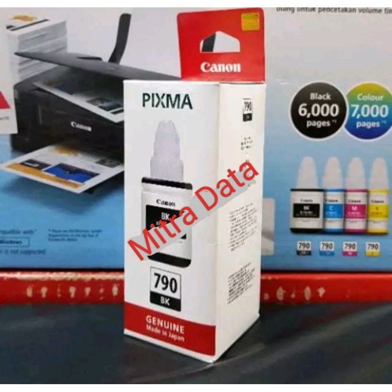Jual Tinta Canon Gi 790 Black Original | Shopee Indonesia
