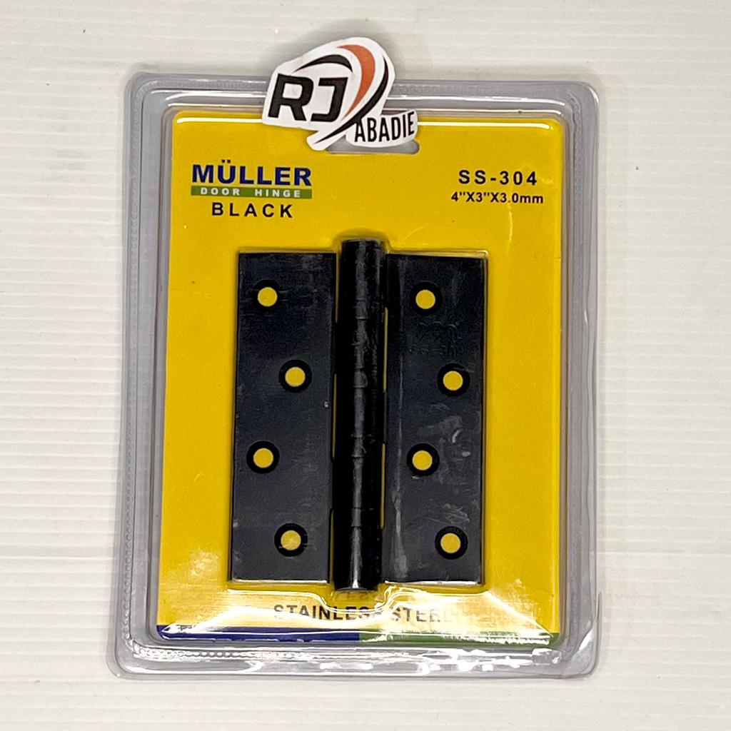 Jual [1SET] Engsel Pintu Bearing Cat Hitam Stainless Door Hinge SUS304 ...