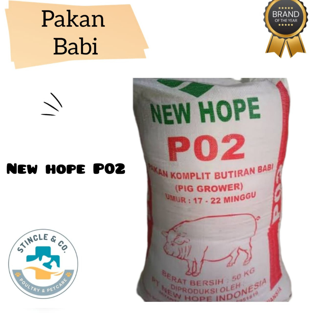Jual Pakan Ayam New Hope PO2 Pur Unggas Ayam Babi Pelet Repack 1 Kg ...