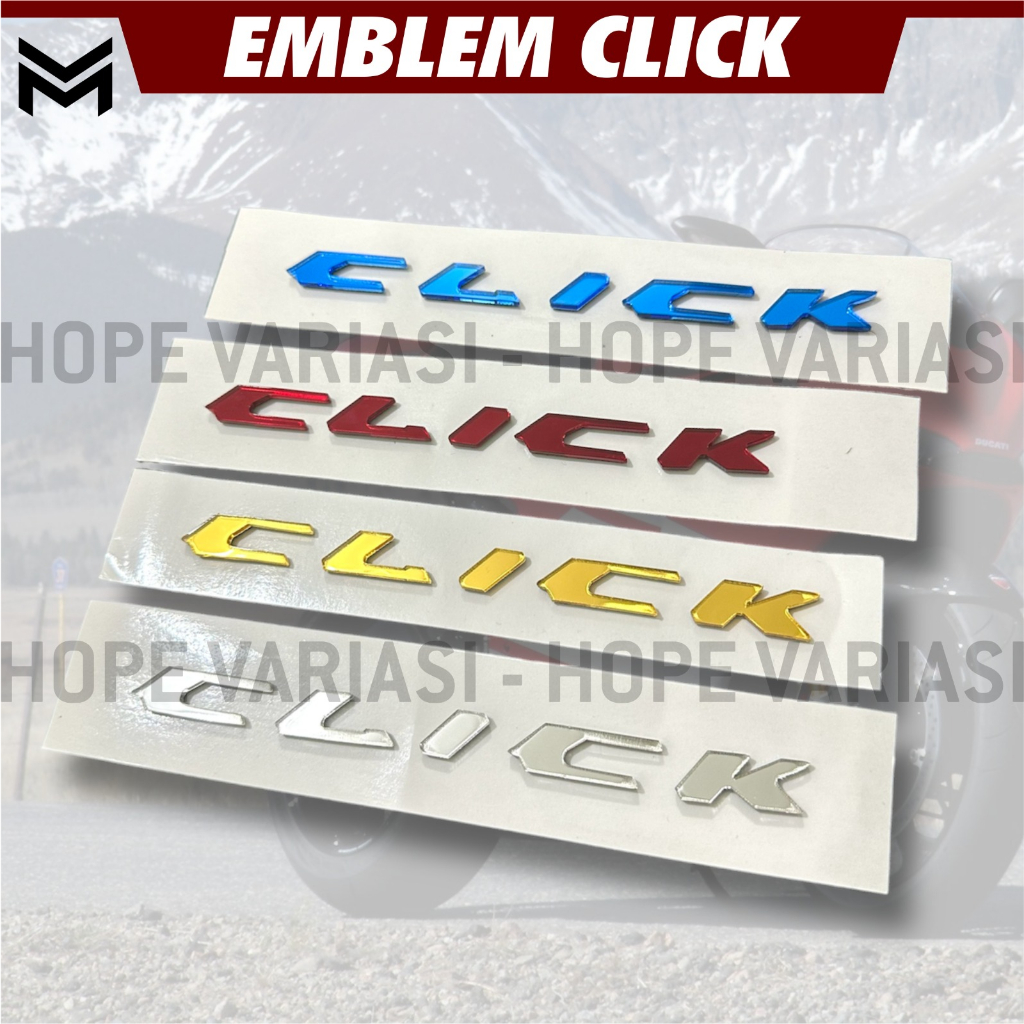 Jual EMBLEM VARIO CLICK ( 2PCS ) KIRI KANAN EMBLEM AKRILIK 3D LOGO ...