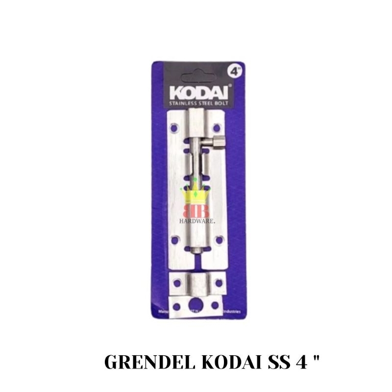 Jual GRENDEL KODAI SS 4 INCH / SLOT PINTU DAN JENDELA / TOWER BOLT ...