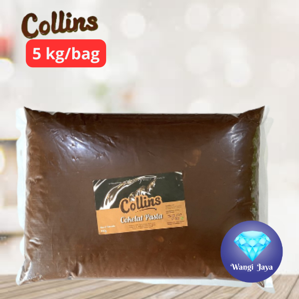 Jual Collins Coklat Pasta 5 Kg/Collins coklat filling 5 Kg/Cokelat ...
