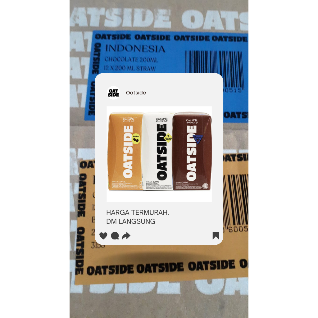 Jual Oatside Oat Milk 200 ML | Shopee Indonesia